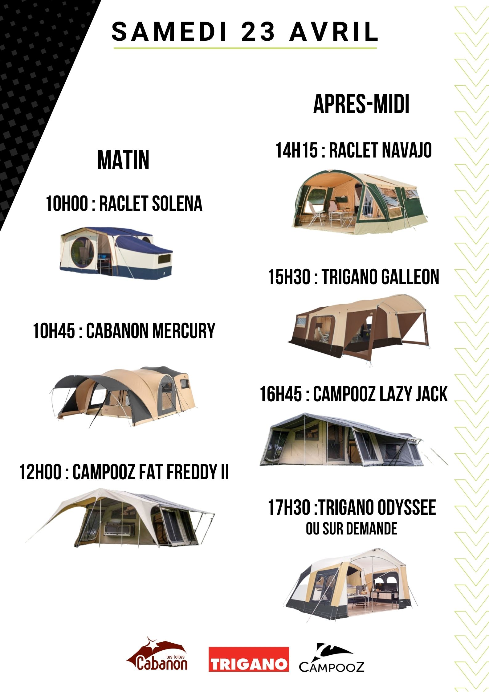 22 & 23 avril 2022 : Nos journées de démonstration de caravanes ...